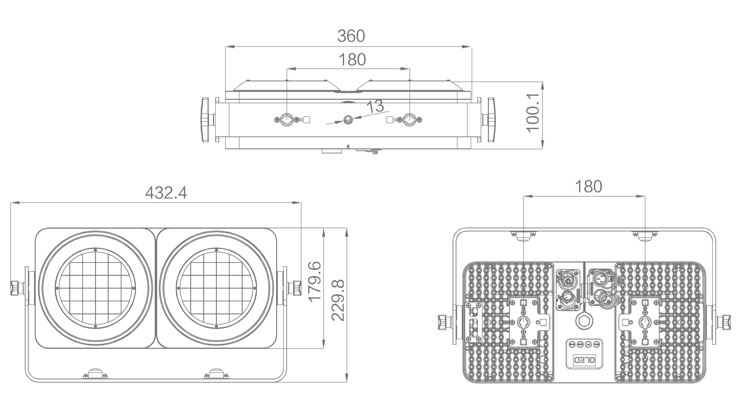 Blinder II IP 户外LED观众灯 - EK Lights